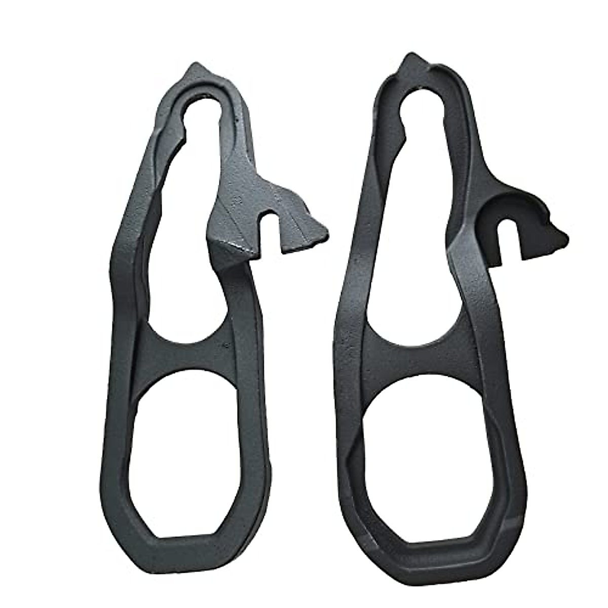 GaeaAuto Front Tow Hooks Left & Right with Bumper Bezel Bracket Bushing Hardware Replacement fit for 2019-2022 Dodge Ram 1500 with 3.6L 5.7L Engine #68272944AB 68272945AB