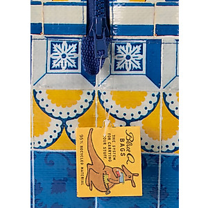 BLUE Q Painted Tiles Shoulder Tote, 1 EA