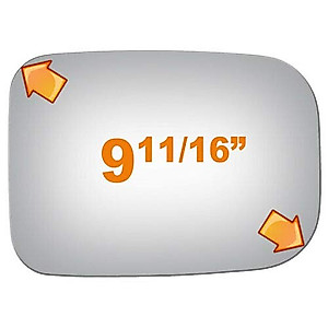 3031 Passenger Side Mirror Glass for Chevy Blazer, C30, G20, K5 Blazer