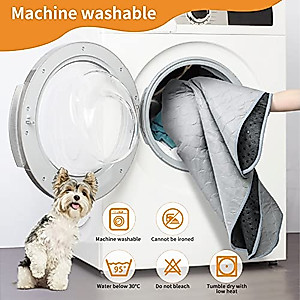 Oiyeefo Washable Pee Pad for Dogs-2 Pack 18"x24" Reusable Puppy Pads,Absorbent Leak Proof Whelping Pads,Non-Slip Waterproof Pet Training Pads for Puppy/Senior Dog Housebreaking,Whelping,Potty Training