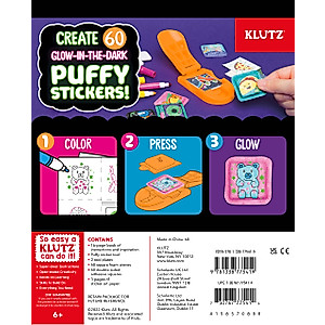 Klutz Make Your Own Glow-in-The-Dark Puffy Stickers