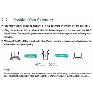 TP-Link AC2600 WiFi Extender(RE650), Up to 2600Mbps, Dual Band WiFi Range Extender, Gigabit port, Internet Booster, Repeater, Access Point,4x4 MU-MIMO