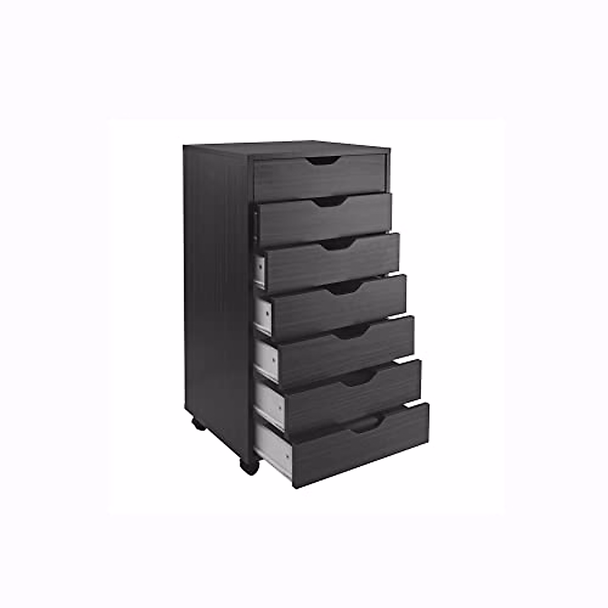 MAXCBD Nightstand Bedside Table Drawer Cabinet Wooden Chest Drawer Cabinet Dresser Storage Organizer Rolling Portable Furniture Transitional Style Storage Tower Dresser