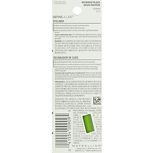 Maybelline New York Define-A-Line Eyeliner, Brownish Black, 0.01 fl. oz.