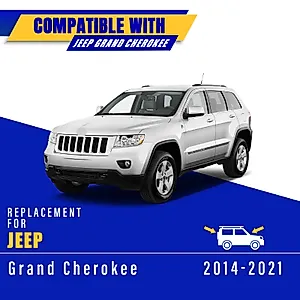 3 wipers Replacement for 2014-2021 Jeep Grand Cherokee, Windshield Wiper Blades Original Equipment Replacement - 22"/21"/11" (Set of 3) U/J HOOK