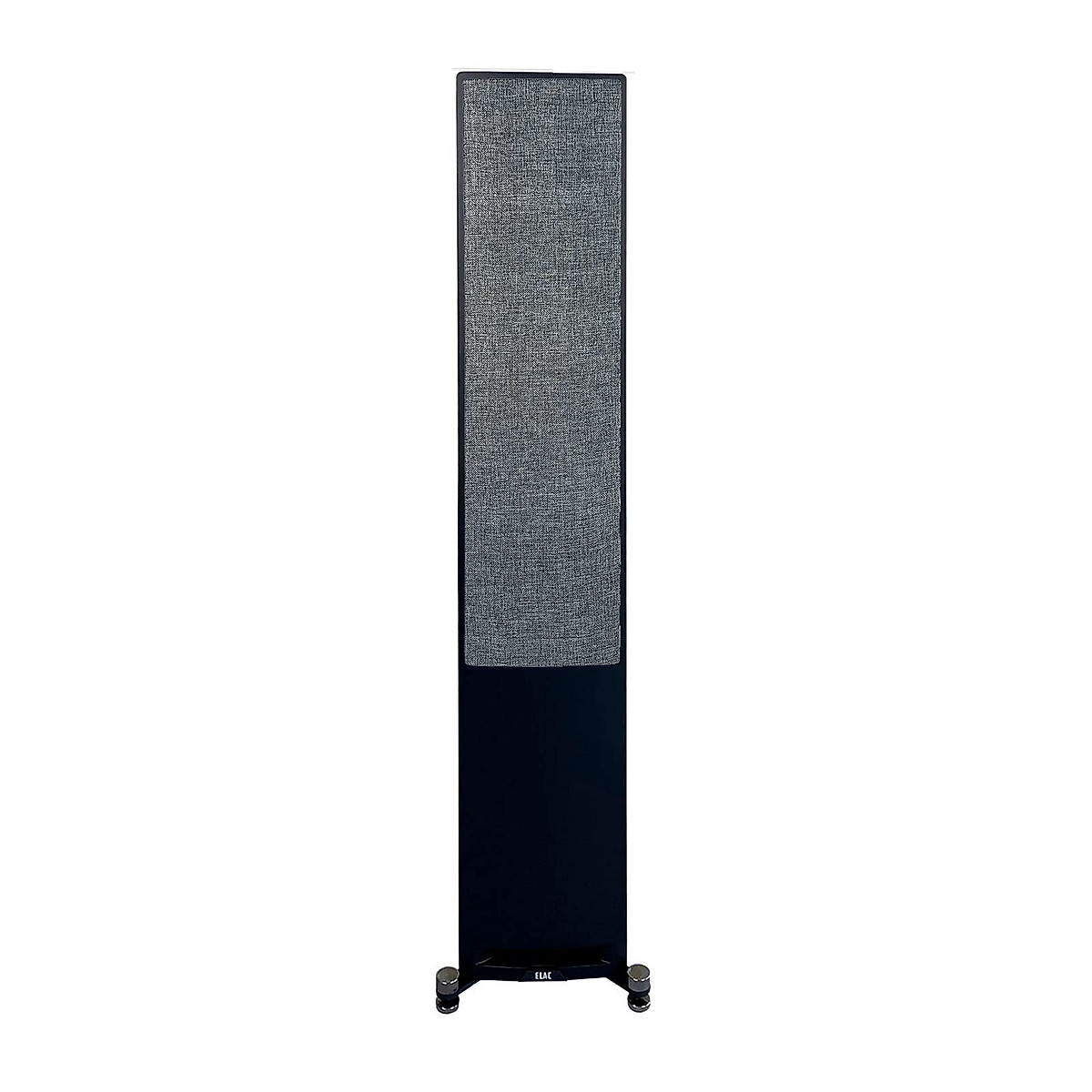 ELAC Uni-Fi Reference 3-Way 5-1/4" Floor Standing Speaker, Oak or Walnut Tower Speaker for Home Theater and Stereo System, Black Baffle with Walnut Sides
