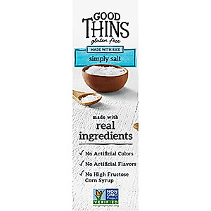 Good Thins Simply Salt Rice Snacks Gluten Free Crackers, 3.5 oz
