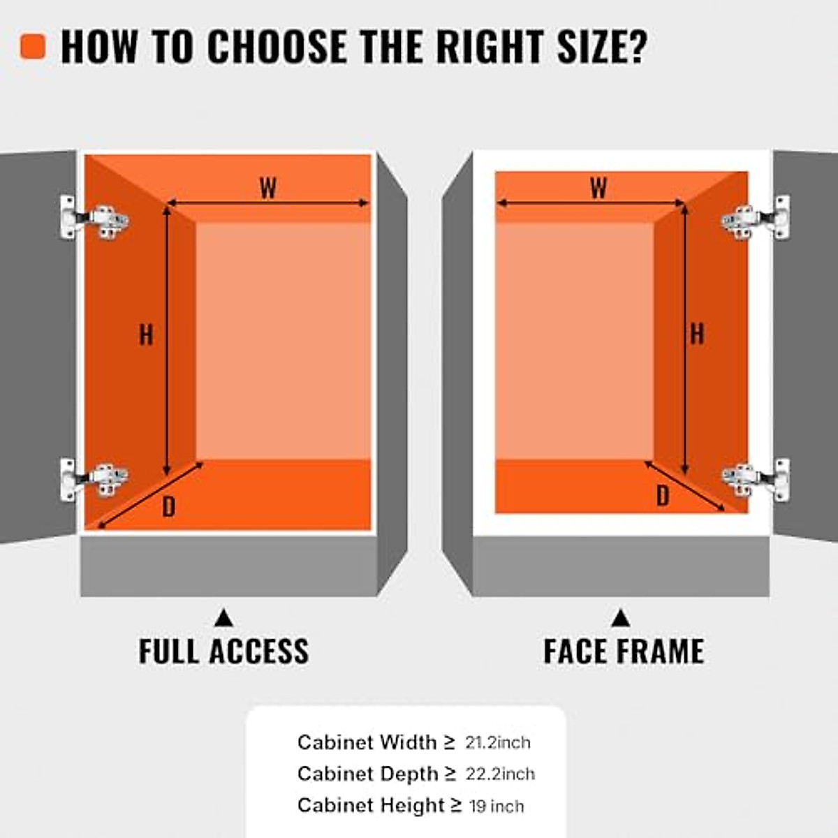 VEVOR 2 Tier 20"W x 21"D Pull Out Cabinet Organizer, Heavy Duty Slide Out Pantry Shelves, Chrome-Plated Steel Roll Out Drawers, Sliding Drawer Storage for Inside Kitchen Cabinet, Bathroom, Under Sink