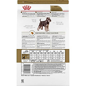 Royal Canin Miniature Schnauzer Adult Breed Specific Dry Dog Food, 10 lb bag