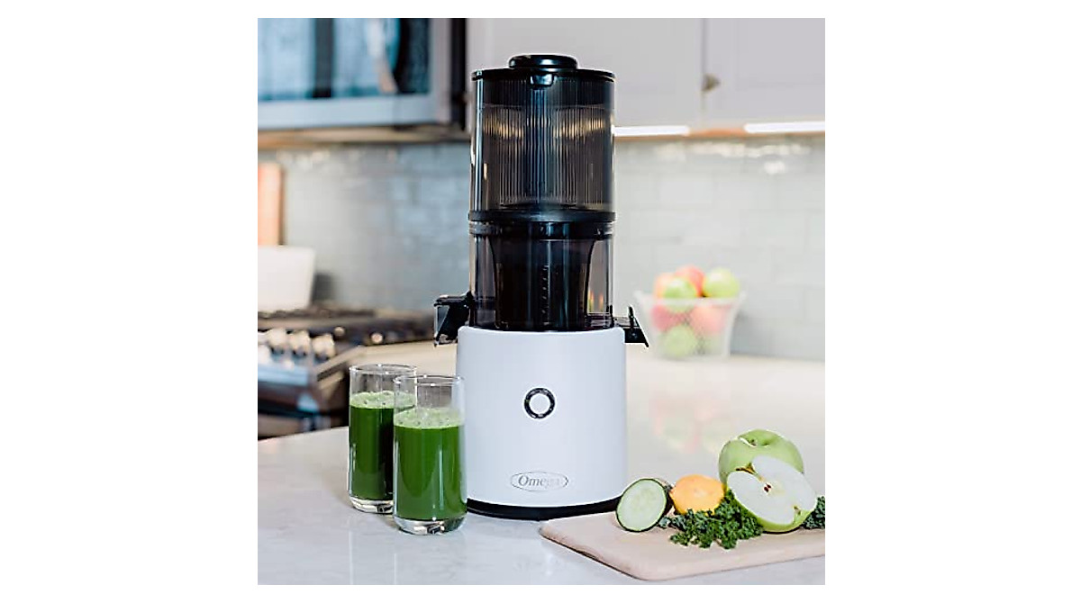 Omega Juicer JC2022WHT11 Slow Masticating Cold Press Vegetable and ...