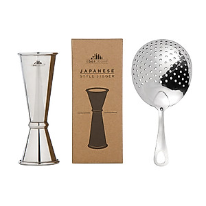 A Bar Above Cocktail kit- Finished Japanese Jigger & Julep Straine