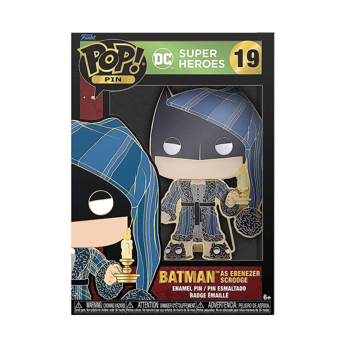 Funko Pop! Pin: DC Super Heroes Holiday- Batman as Ebenezer Scrooge