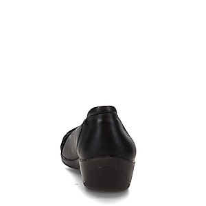 LifeStride Womens Impact Loafer, Black, 8.5 Wide US