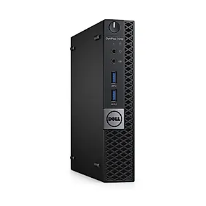 Dell OPTIPLEX 7040 6th Gen Micro Business Desktop Computer, Intel Quad Core i5 6500T up to 3.1GHz, 12G DDR4, 1T HDD, WiFi, BT 4.0, USB 3.0, HDMI, DP, Win 10 64-Bit Supports EN/ES/FR(CI5)(Renewed)