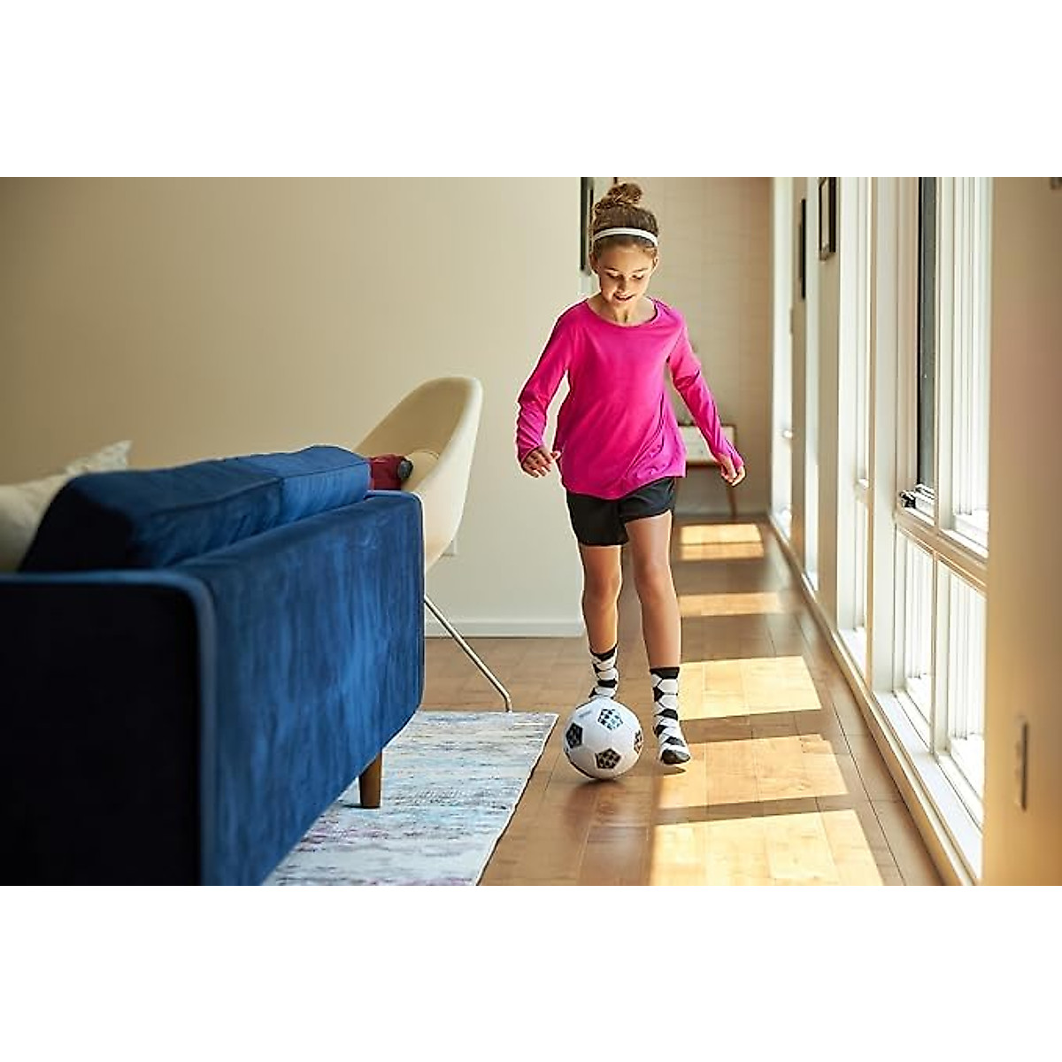 K. Bell Socks unisex child Football Crew Casual Sock, Brown, Shoe Size 11-14 US