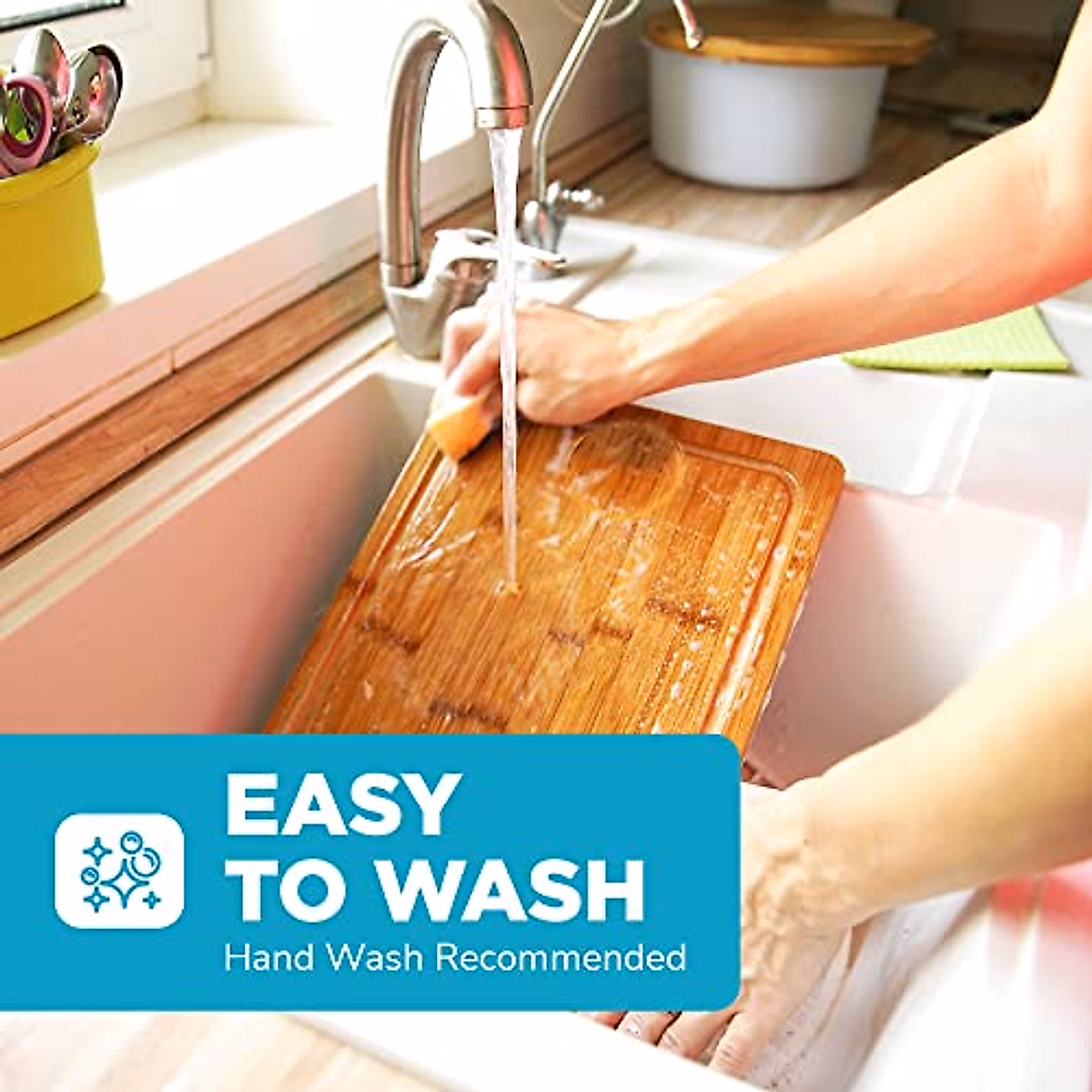 Desert Viking Traders - Bamboo Cutting Board, Kitchen Cutting Board with Juice Groove, Wooden Cutting Board for Fruits, Vegetables, Meat, & Bread, 17.87 x 11.81 x 0.87 - Inches Cutting Board Bamboo