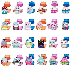 Squishmallows Squishville, Series 7-5 Pack - Official Kellytoy - Collectible Mini Stuffed Animal Toy Plush & Accessories, Styles May Vary - Add to Your Squad - Gift for Kids, Girls & Boys - Set of 5
