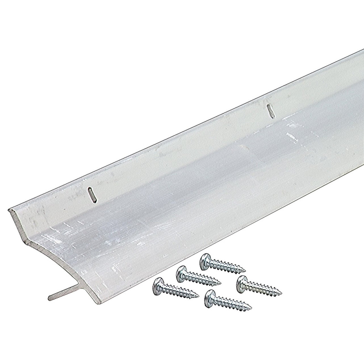 NuImage Awnings 48425 Series 2500 Aluminum Door Canopy with Support Arms, 48 inches Wide, White & M-D Building Products 6247 36-Inch Aluminum Drip Cap