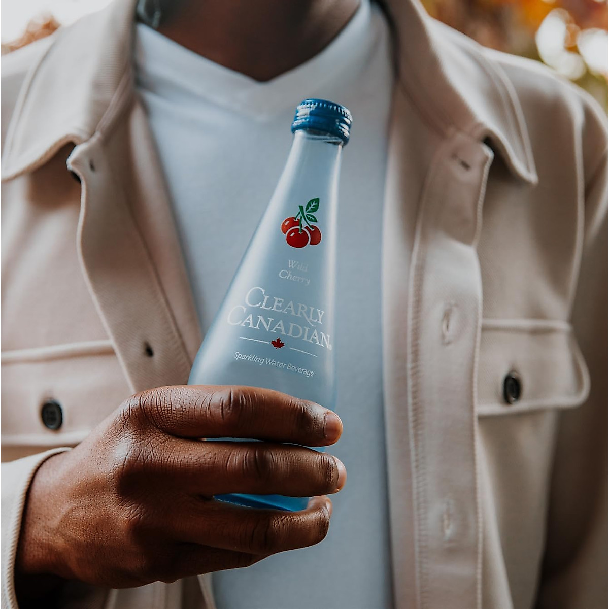 Clearly Canadian Sparkling Water 4 pack (2 Blackberry, 2 Cherry)