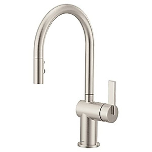 Moen 7622SRS CIA Pulldown Kitchen Faucet with Power Boost with Optional Chrome Accents, Spot Resist Stainless