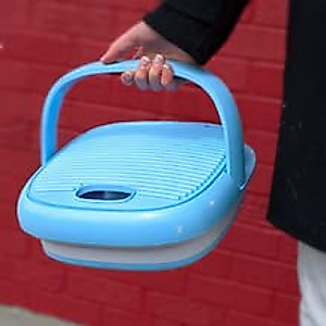 Mini Portable Washing Machine - Folding Washing Machine - Bucket Washer for Clothes Laundry- Collapsible Washing Machine - Underwear Washing Machine for Camping, RV, Travel, Small Spaces