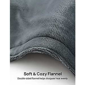 Heating Pad for Back Pain Relief, EVAJOY 24" x 29.5" Large Size Electric Massager Heating Pad for Neck, Back, Shoulders with 3 Heat Levels, 6 Massage Settings, 2H Auto Shut-Off