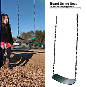 Orenic Children Swing Seat, EVA Hanging Tree Swing Seat for Kids and Teenagers, Heavy Duty Strap Swing Seat Replacement, Easy Install Swing Set, Swing Seat Board, Indoor & Outdoor Game Entertainment