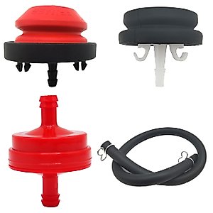 BOAISDHY 951-10639A 667460 Primer Bulb 298090 394358 1/4" Fuel Line Fuel Gas Filter for Lawn Boy 084133, 084233, 084332, 08433 Toro CCR-3650, CCR-1000,CCR-2000 Snow Blower