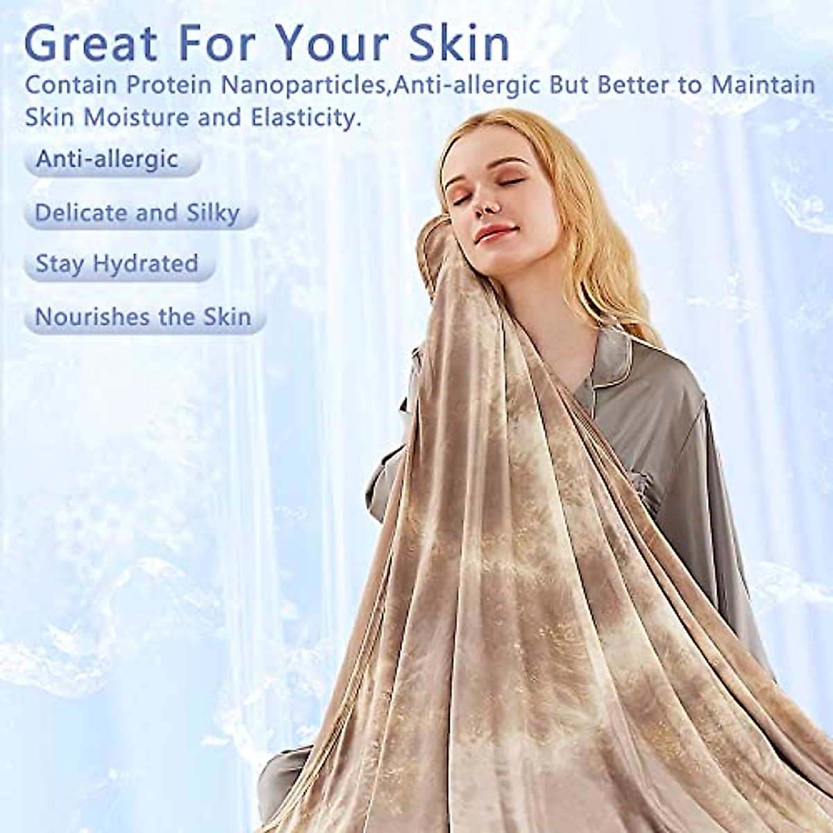 Topcee Cooling Throw Blanket for Hot Sleepers,Arc-Chill Q-Max >0.5 Cool Fiber,100% Oeko-Tex Certified Lightweight Summer Cool Blanket for Travel/Outdoor Ultra Cold Breathable,50''x70''