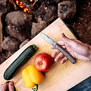 Kershaw Federalist Folding Pocket Knife, Manual Folder with Nail Nick, 3.25 inch CPM 154 Stainless Steel Blade, Made in the USA,Green