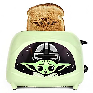 Uncanny Brands Star Wars The Mandalorian The Child 2-Slice Toaster- Toasts Baby Yoda onto Your Toast