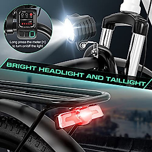 Vivi Electric Bike, 26" Electric Cruiser Bike 500W Ebike Electric Bike for Adults, Removable Battery, Professional 7 Speed E-Bike, Electric City Commuter Bicycle