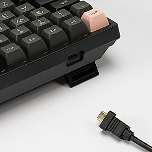 Akko Black&Pink 75% Hot-swappable Mechanical Gaming Keyboard with PBT Keycaps, 2.4G Wireless/Bluetooth/Wired 3084B Plus 84-Key RGB Keyboard, Compatible with Mac & Win Jelly Purple Switches