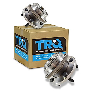 TRQ Wheel Hub & Bearing Front Left & Right Pair for Chrysler 200 Sebring Avenger