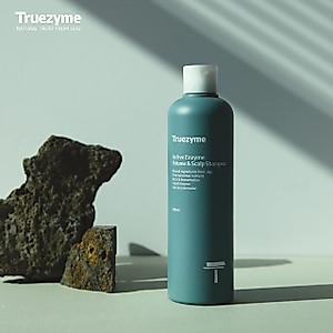truezyme Active Enzyme Volume & Scalp Shampoo 300ml I 10.14 fl.oz. I Korean Premium Scalp care with Fermented Botanical Extract | No Chemicals or Toxins