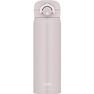 Thermos JNR-501LTD PGG Water Bottle, Vacuum Insulated Travel Mug, 16.9 fl oz (500 ml), Pink Greige