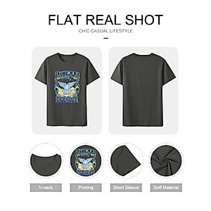 Anbech Women Character Vintage T Shirt Back to The Gypsy That I was Graphic Rock Music Tees Tops, Z-grey 1, Large