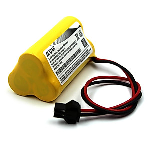 elxjar (2-Pack) 3.6V 900mAh AA ELB-B001 NiCad Battery Replacement for Lithonia Unitech 0253799 ANIC1566 ELBB001 AA900MAH Emergency/Exit Light/Fire Exit Sign