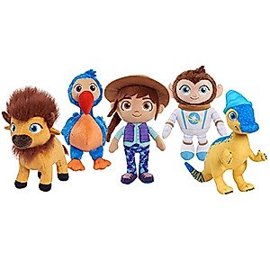 Netflix Ridley Jones 8-Inch Collectible Plush Stuffed Animal, Fred, Bison, Soft Plushie, Kids Toys for Ages 3 Up by Just Play