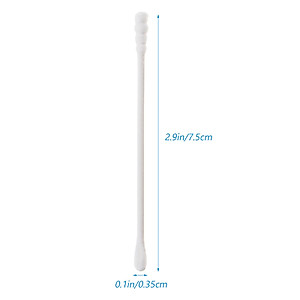 400PCS Cotton Swabs, Cotton Buds Swabs Cleaner Double Round Cotton Tip Cleaning Swabs with Paper Stick for Cleaning Ear Nose nose swabs Makeup chidren ear nose cotton sticks