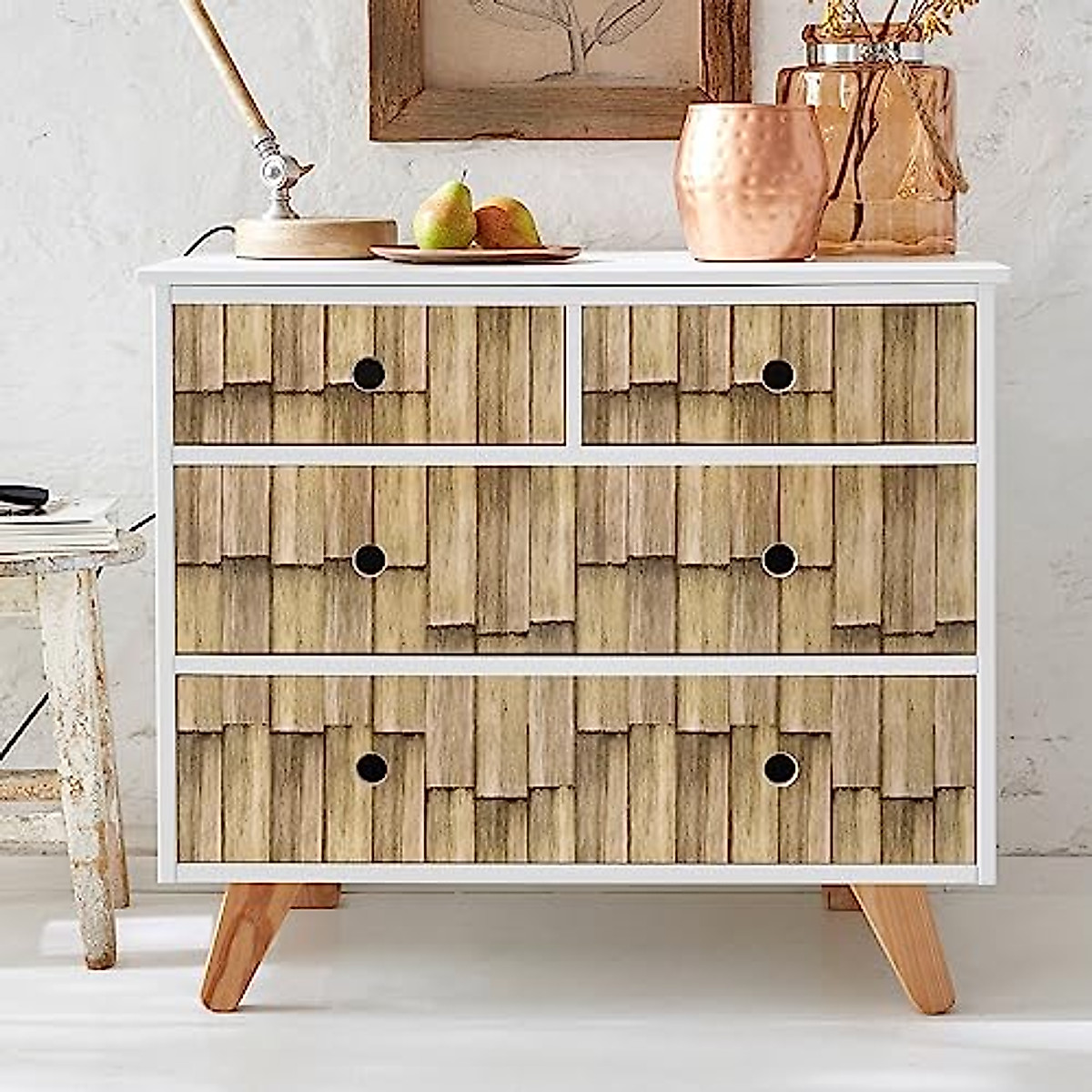 Wood Wallpaper Wood Plank Peel and Stick Wallpaper Shiplap Wood Contact Paper 17.7in x 118.1in Rustic Wood Self Adhesive Removable Wallpaper Vintage Faux Shiplap Wood Peel and Stick Wallpaper Cabinet