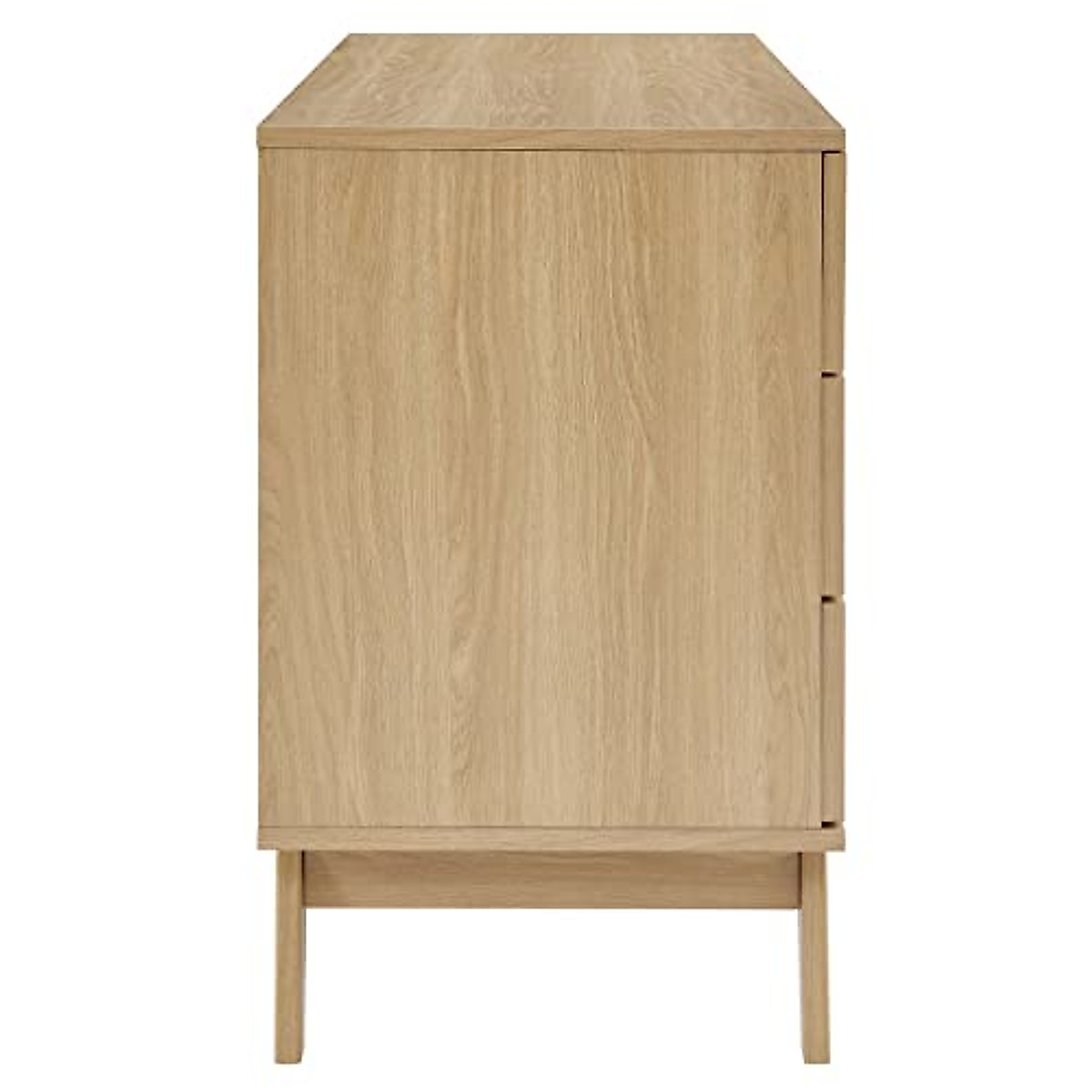 Modway Soma 6-Drawer Double Dresser in Oak, 18.5 x 47 x 30