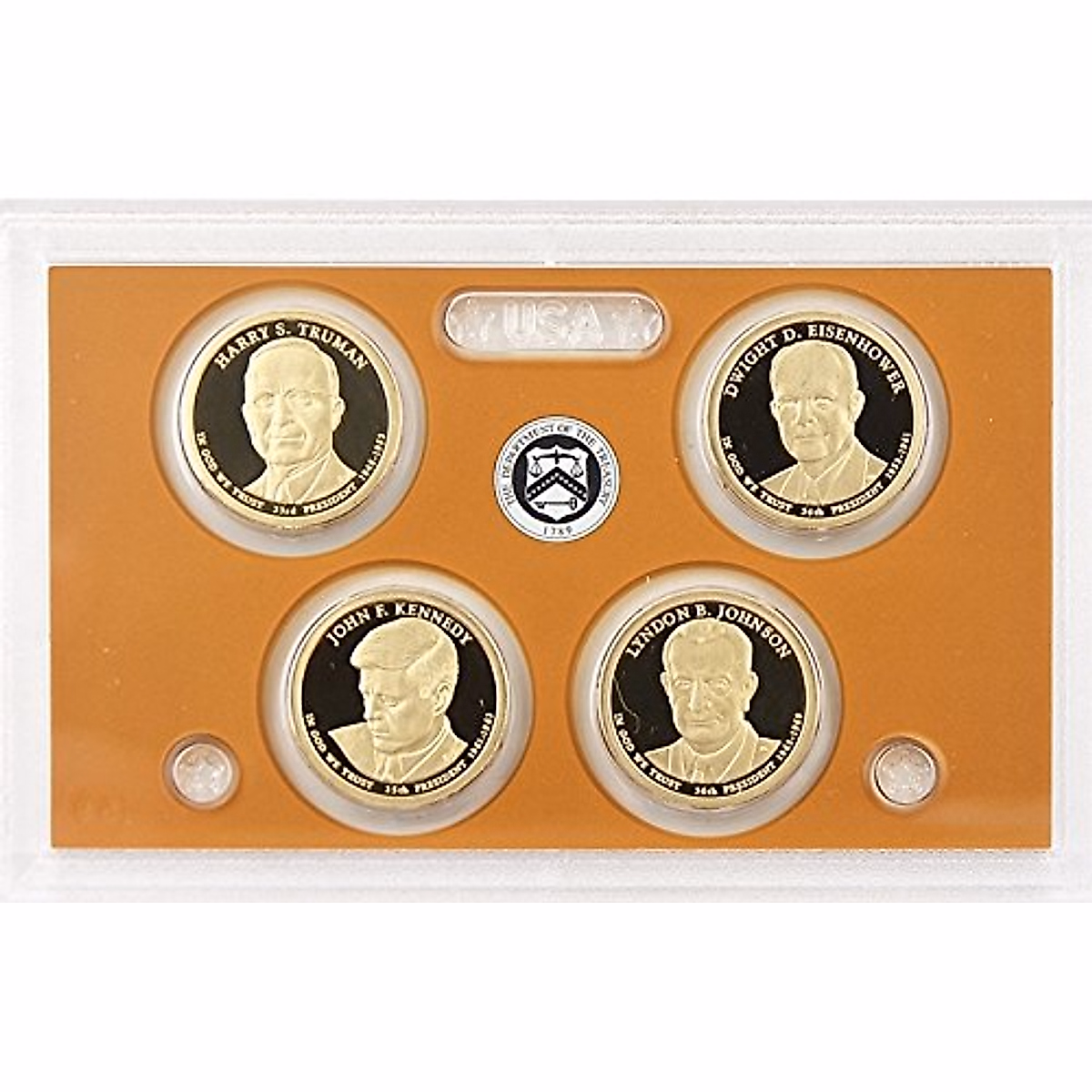 2015 S US Presidential Proof Set Beautiful Cameo Finish Proof