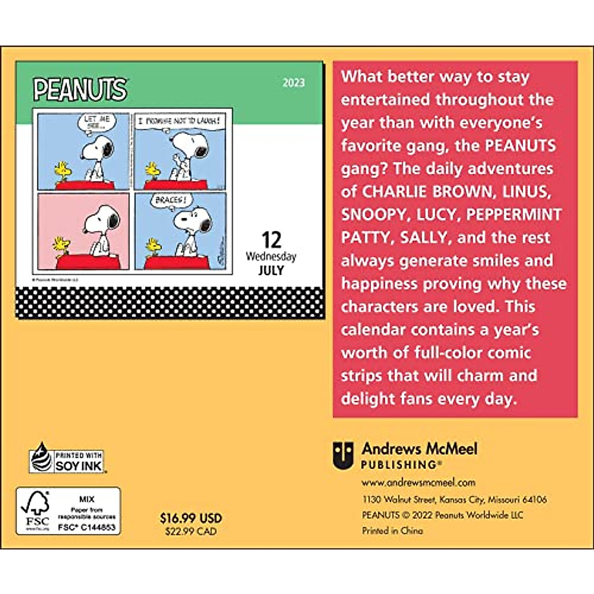 Peanuts 2023 Day-to-Day Calendar