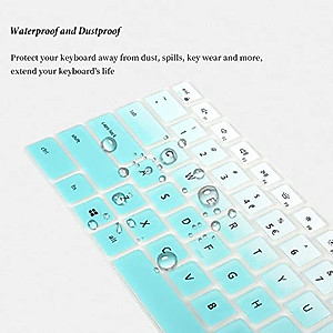 2PCS Keyboard Cover for 2023-2021 Dell Inspiron 14 5430 5410 5415 5418 5420 5425 7415 7420 7425 7430 7435,Inspiron 16 5620 5625 5630 5635 7620 7630 7635,Dell Latitude 3320 3420 & Inspiron 13 5310 5320