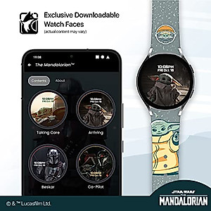 Star Wars: The Mandalorian – Grogu Smartwatch Band – Officially Licensed, Compatible with Samsung Watch (watch not included) - 20mm