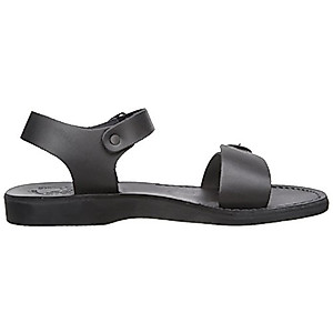 Jerusalem Sandals The Original - Leather Adjustable Buckle Sandal - Black