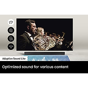 SAMSUNG HW-B650 3.1ch Soundbar w/Dolby 5.1 DTS Virtual:X, Bass Boosted, Built-in Center Speaker, Bluetooth Multi Connection, Voice Enhance & Night Mode, Subwoofer Included, 2022