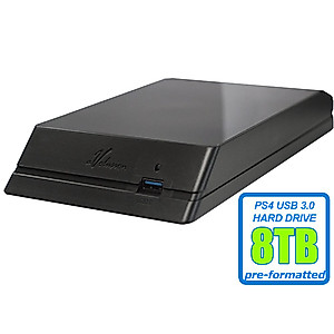 Avolusion HDDGear 8TB USB 3.0 External Gaming Hard Drive (for PS4 Pro & Slim, Pre-Formatted) - 2 Year Warranty