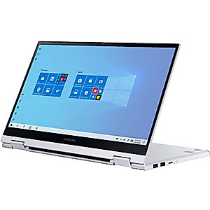 Laptop Samsung - Galaxy Book Flex Alpha 2-in-1 13.3" QLED Touch-Screen Intel Core i5 - 8GB Memory - 256GB SSD - Royal Silver - NP730QCJ-K01US